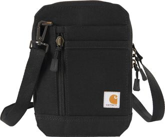 Carhartt Work in Progress Unisex Nylon Duck Crossbody, Wasserabweisende Geldbörse mit verstellbarem Umhängegurt Umhängetasche, Schwarz