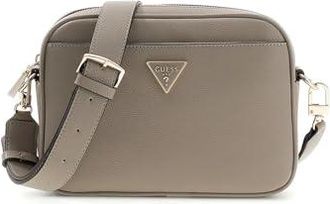 Guess sac &agrave; &eacute;paule bandouli&egrave;re Meridian II Camera Bag Dark Taupe
