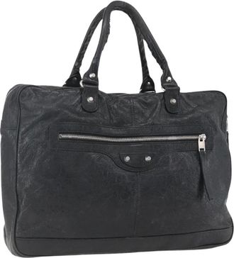 Balenciaga unisex, Pre-owned, Noir, Taille: ONE Size Serviette/porte-documents Vintage en cuir Pre-owned