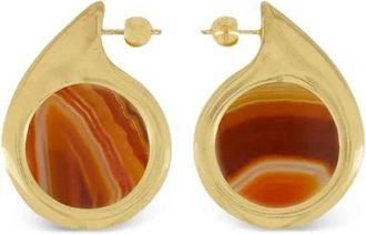 Panconesi Femme, Accessoires, Rouge, Taille: ONE Size Dusk Earrings Small
