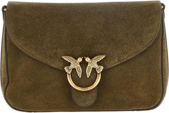 Pinko Pinko - Love Satchel Mini - Femme - Sacs - Vert - Taille: ONE Size