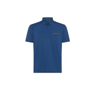 Roberto Ricci Design Oxford Pocket Polo - - Tops - Herren - Blau - XL