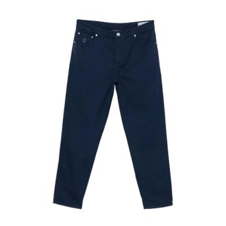 Brunello Cucinelli Logo Jeans - - Jeans - Herren - Blau - 2XL