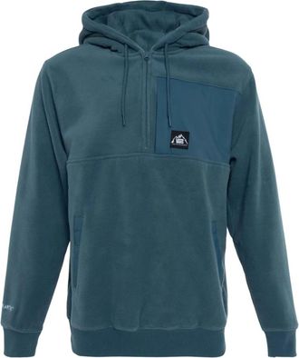 Vans Homme, Sweatshirts et sweats &agrave; capuche, Bleu, Taille: S MTE Polartec HZ Sweat &agrave; capuche