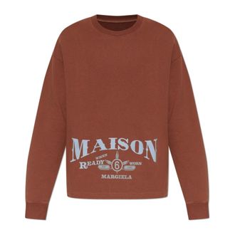 Maison Margiela Herren, Sweatshirts & Hoodies, Braun, XLGr&ouml;&szlig;e