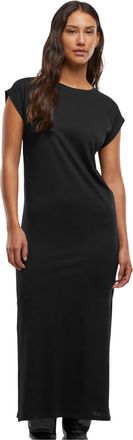 Urban Classics Ladies Extended Shoulder Dress Black, XS