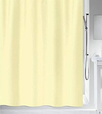 Spirella Rideau de Douche Polyester Primo 180x200cm Jaune Clair