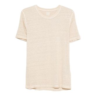 120% Lino Homme, Tops, Beige, Taille: L T-Chemises