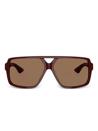 Khaite x Oliver Peoples Sonnenbrille - Braun