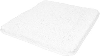 Kleine Wolke Badteppich Trend, 100% Polyester, Wei&szlig;, 55x65 cm