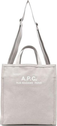 A.P.C. A. p.c. Logo-print Tote Bag
