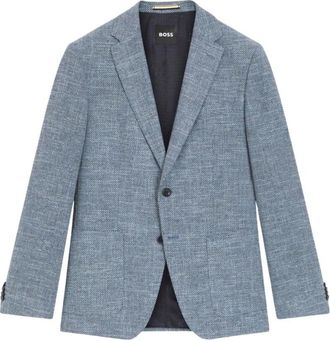 HUGO BOSS Homme, Vestes, Bleu, Taille: M Hutson Blazer