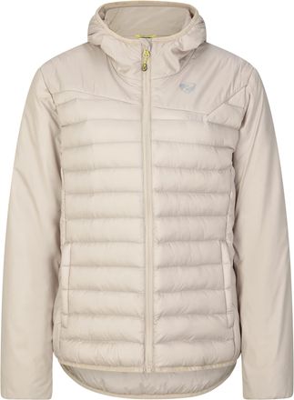 Ziener Damen NANTANA Wärme-Jacke Outdoor/Skitour | winddicht, Wolle, PFC frei, silver beige, 40