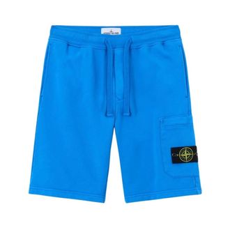 Stone Island Homme, Shorts, Bleu, Taille: XL Bermuda Shorts