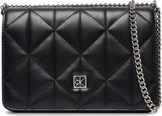 Calvin Klein Handtasche Quilted Mini Chain Bag LV04F3321G Schwarz