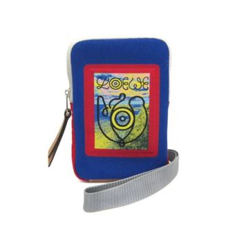 Loewe Pre-owned Canvas pouches - - Pre-owned - Damen - Blau - ONE SIZE