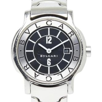 Bulgari Montre St29S Pre-owned - Femme - Pre-owned - Noir - Taille: ONE Size