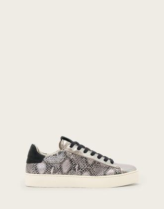 AllSaints Shana Met - Baskets - Argent&eacute; et noir-Gris