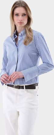 van Laack Hemdbluse gestreift und kurz geschnitten