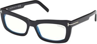 Tom Ford Femme, Accessoires, Noir, Taille: 55 MM Ft5966-B Optical Frame
