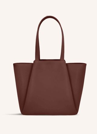 Kaai Kaai Schultertasche Pyramid braun