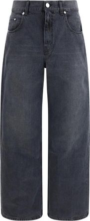 S&eacute;fr Jean Coupe Droite Relax - Homme - Jeans - Noir - Taille: W31