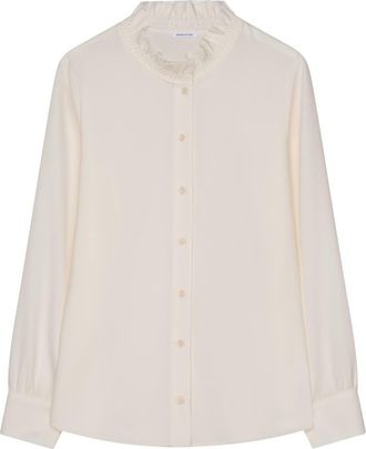 Seidensticker Damen 133612 Bluse, Ecru, 38