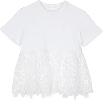 Cecilie Bahnsen Femme, Tops, Blanc, Taille: 36 FR Connie T-shirt