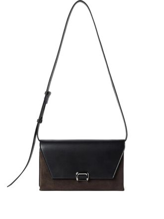 Brunello Cucinelli Umhängetasche aus Wildleder - Braun