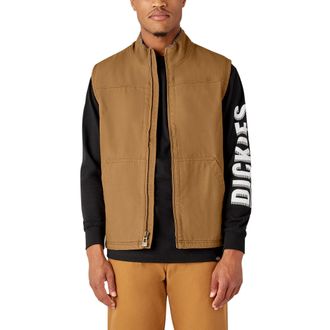 Dickies Dickies Gefütterte Weste Sherpa Herren Arbeitskleidung, BROWN DUCK, XXL