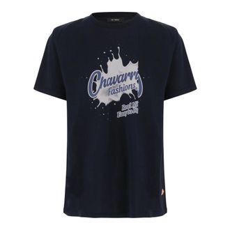 Willy Chavarria Bedrucktes Baumwoll-T-Shirt - - Tops - Herren - Blau - S