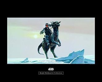 Komar Wandbild | Star Wars Classic RMQ Hoth Tauntaun | Kinderzimmer, Jugendzimmer, Dekoration, Kunstdruck | ohne Rahmen | WB149-50x40 | Größe: 50 x 40 cm (B