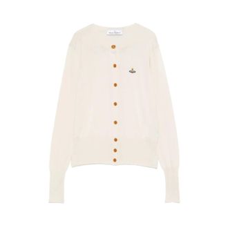 Vivienne Westwood Femme, Pulls, Beige, Taille: 38 FR Bea Cardigan