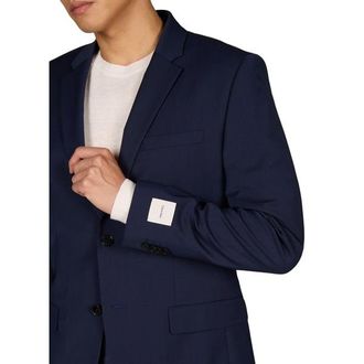 Calvin Klein Veste tailleur droite unie en laine