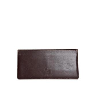 Saint Laurent Pre-owned Grained Leather Wallet - - Pre-owned - Damen - Braun - ONE SIZE