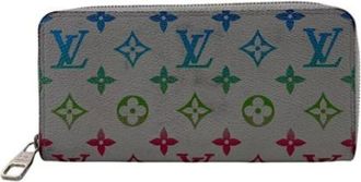 Louis Vuitton unisex, Pre-owned, Multicolore, Taille: ONE Size Portefeuille en cuir Pre-owned