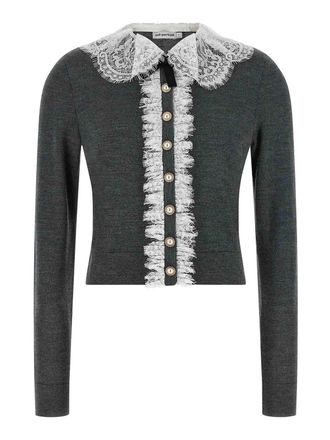 Self Portrait Cardigan - Grau
