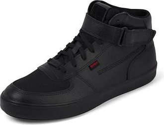 Kickers Homme Tovni Hi Mix Mesh Text Chaussures, Noir, 44.5 EU