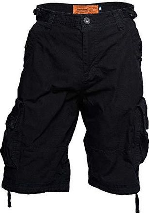 West Coast Choppers West Coast Choppers Short Cargo Caine Ind&eacute;chirable Homme Short Noir 3XL 100% Coton Cargo