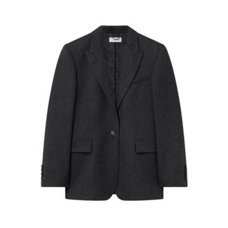Stella McCartney Einreihige Jacke - - Jackets - Damen - Grau - M
