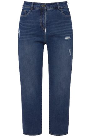 Ulla Popken Damen Mom Jeans, Blue Denim, W36 / L32