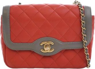 Chanel Sac bandouli&egrave;re matelass&eacute; Pre-owned - Femme - Pre-owned - Rouge - Taille: ONE Size