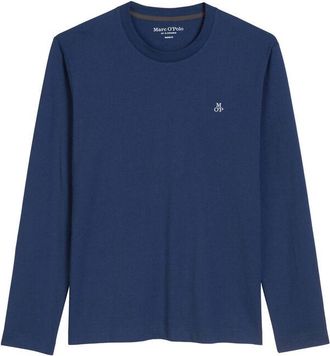 Marc O'Polo Herren Langarmshirt aus Bio-Baumwolle Shaped Fit