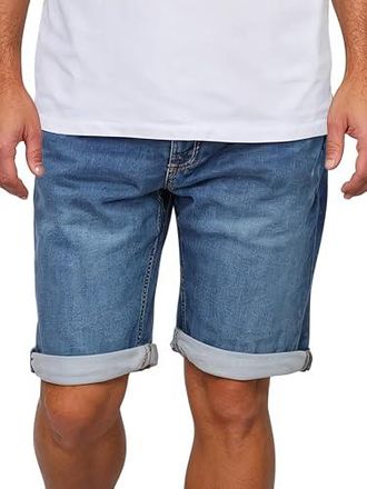 Mustang Jeans Mustang Short en jean pour homme Chicago Real X Short court été Bermuda stretch coton gris bleu w30 - w42 - Bleu - 36
