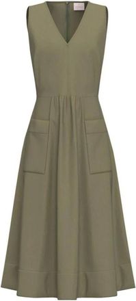 Marella Femme, Robes, Vert, Taille: 42 FR Emmabile Longuette Dress