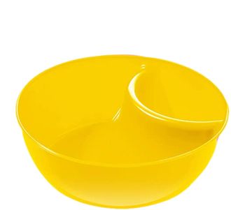 Generic Nacho Serviertablett - Chips und Dip Schalen | Chip und Dip Servierteller, anti-soggy geteilt Flockenteller, stapelbare Platte mit Tauchabschnitt, Kek