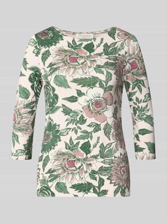 Christian Berg T-Shirt im Allover-Look mit 3/4-Arm