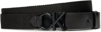 Calvin Klein Herrengürtel Ck Metal Minimal Webbing 30Mm K50K511566 Schwarz
