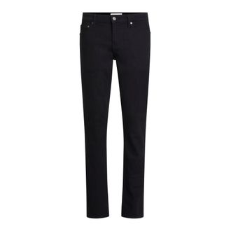 Calvin Klein Schwarze Slim Fit Herren Jeans mit F&uuml;nf Taschen - - Jeans - Herren - Schwarzk - W33