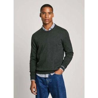 Pepe Jeans London Femme, Pulls, Vert, Taille: 42 FR Pull Regular Fit Coton Laine Cachemire